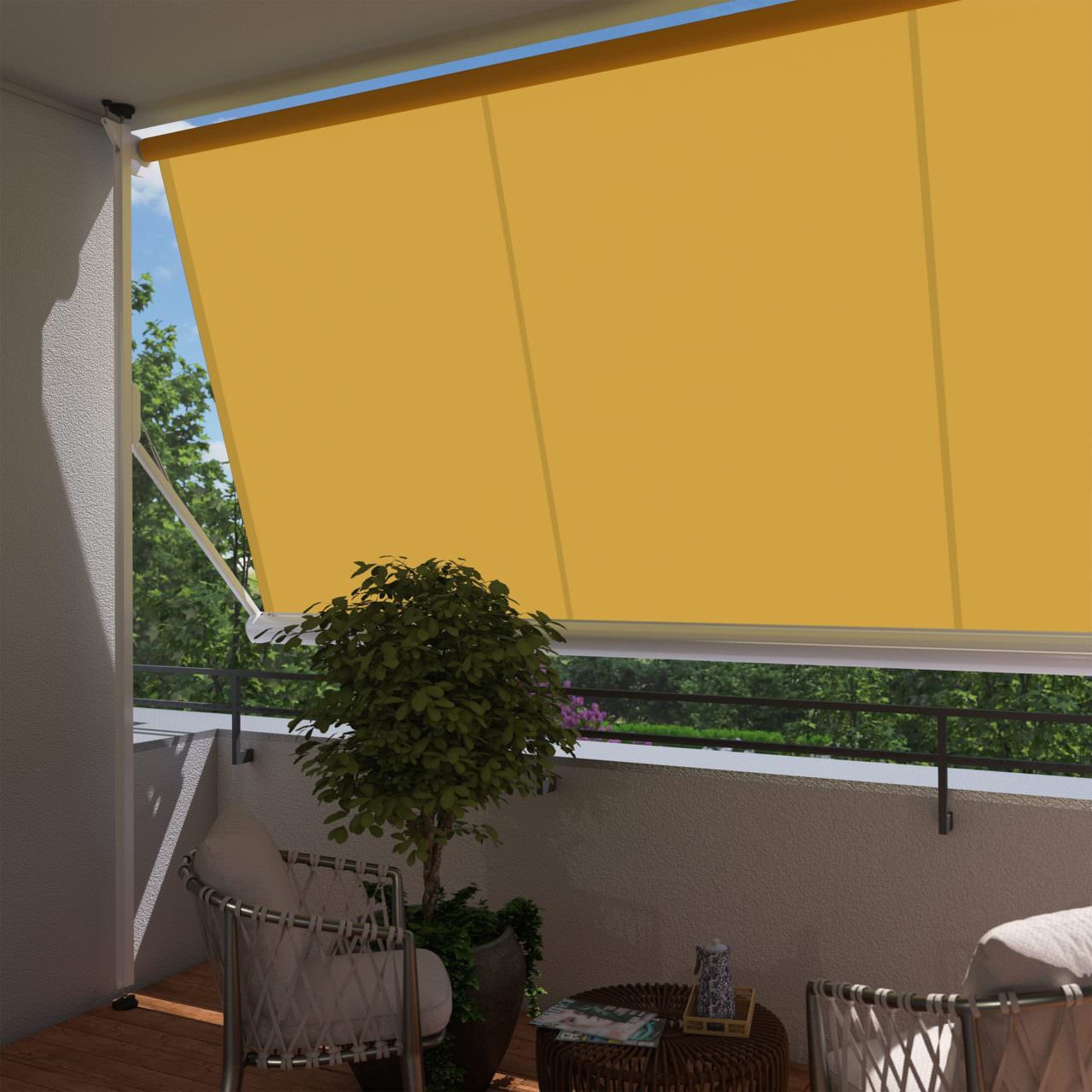 Seitenmarkisen, Balkonmarkisen - MARKISENpunktPRORA - Sonnenschutz nach Maß